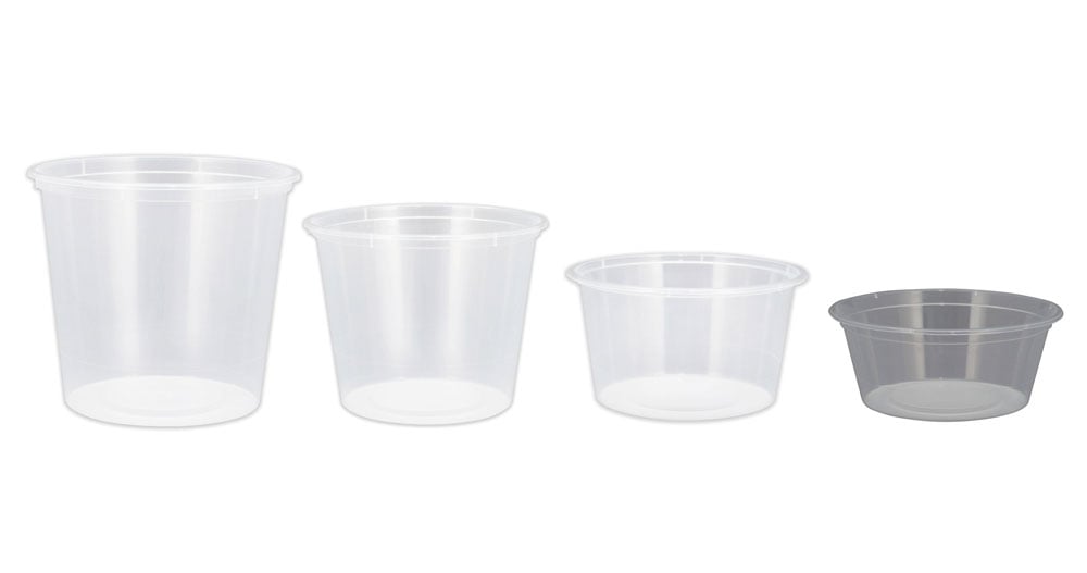 Round Plastic Takeaway Containers – QIS Packaging