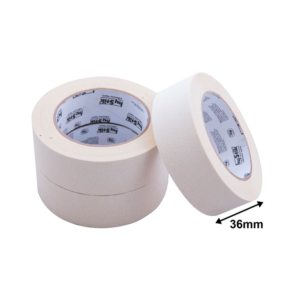 Masking Tape Cream Heavy Duty 36mm x 50m Roll – QIS Packaging
