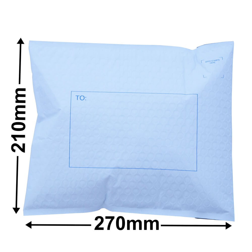 Maxi Plastic Bubblewrap Mailers 210x270mm Qty:200 – QIS Packaging
