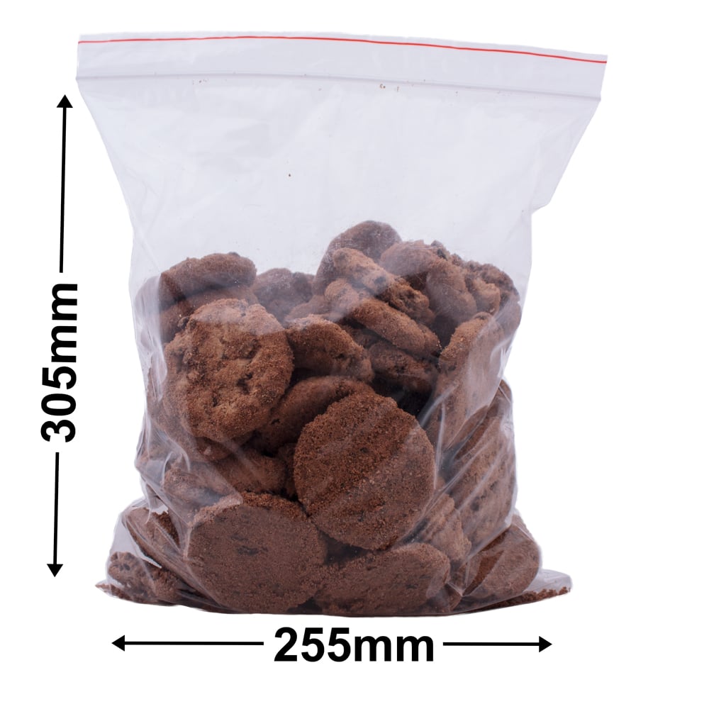 Large Resealable Bags 305 x 250mm | QIS Packaging