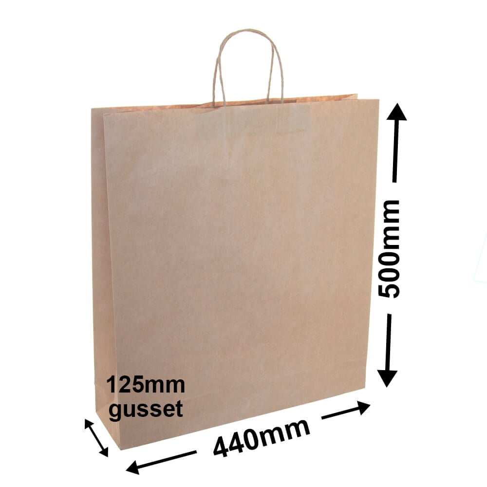Extra Large Paper Bags | Large Brown Paper Bags – QIS Packaging
